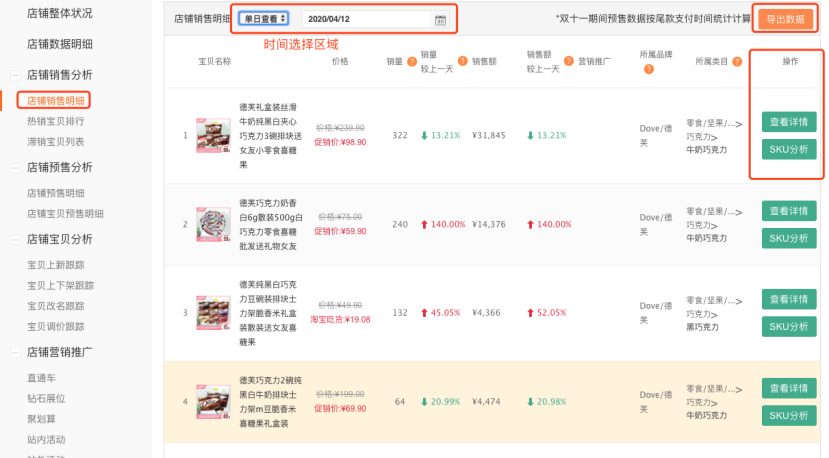 淘宝店铺销量怎么看图标