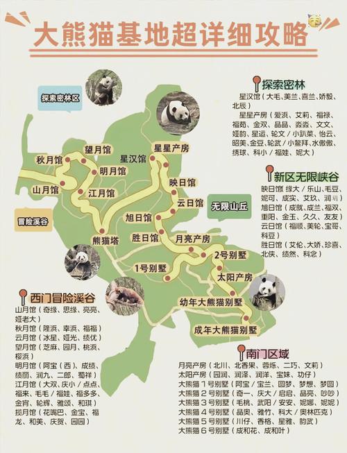 四川看大熊猫的景区在哪里图标