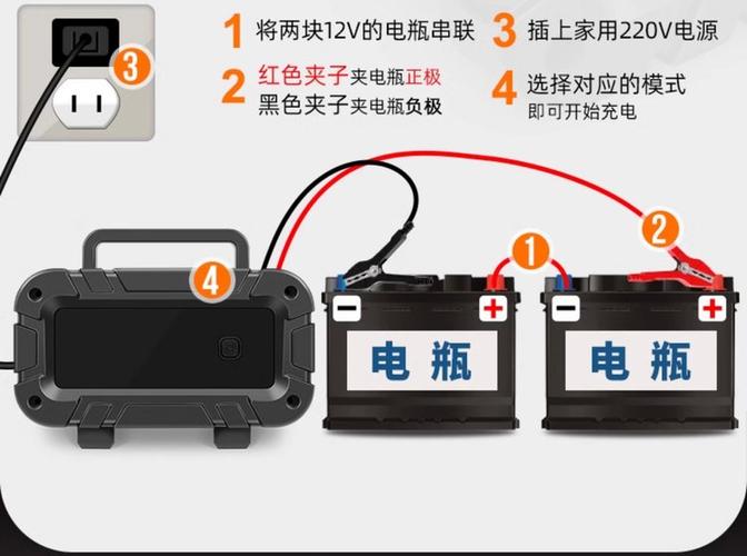 用充电器给汽车电瓶充电视频图标