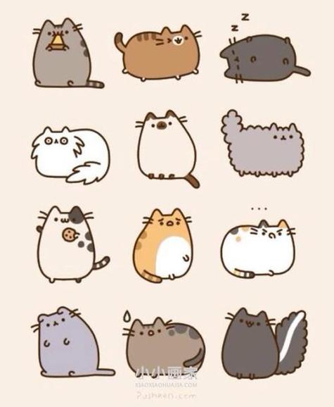 小猫简笔画 动漫图标