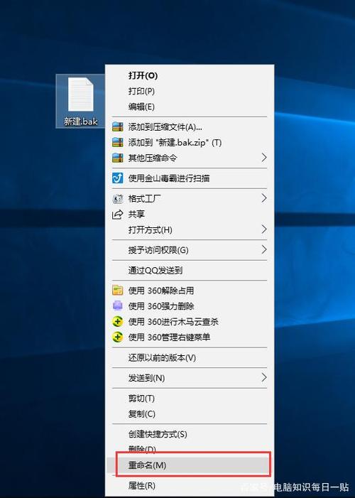 后缀为bak的是什么文件截图