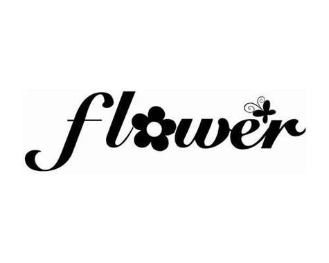flower花体字可复制图标