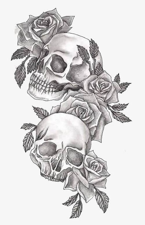 骷髅头绘画作品图标