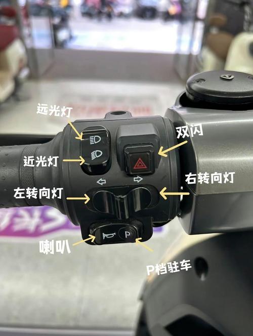 台铃灯光开关图解图标