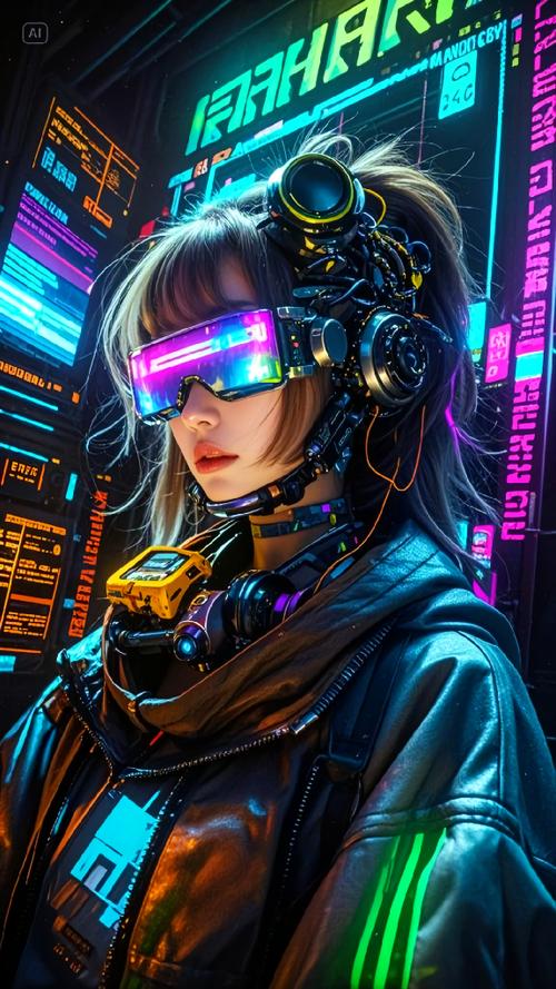 赛博女孩是什么意思图标