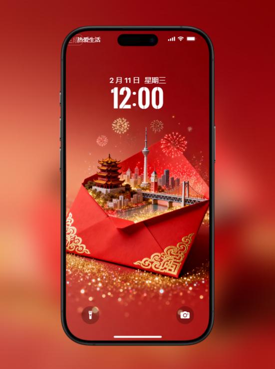 手机屏幕出现红包小图标图标