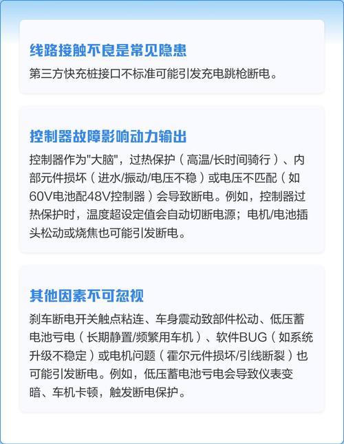 电动自行车加速就断电怎么回事图标