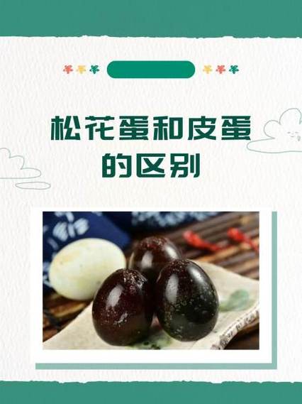 皮蛋和松花蛋的区别图标
