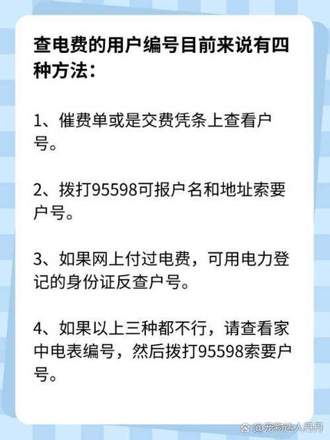 查询电费户号怎么查图标
