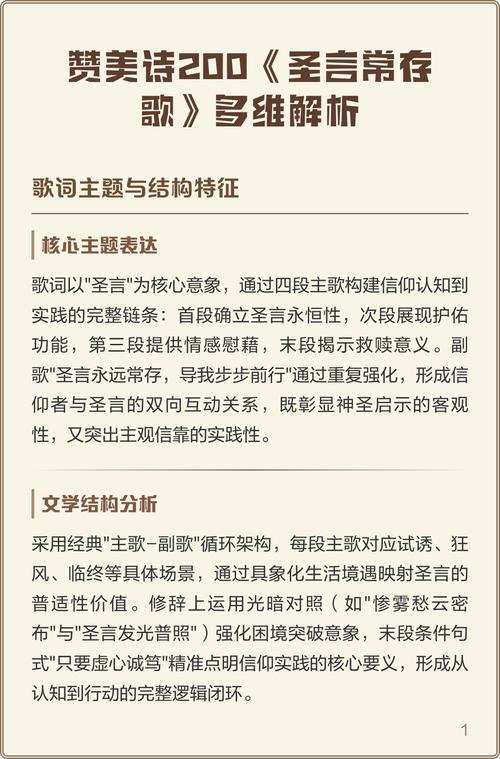 赞美诗200首《圣言常存歌》图标