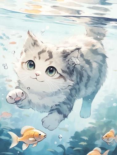 小猫咪动漫图标