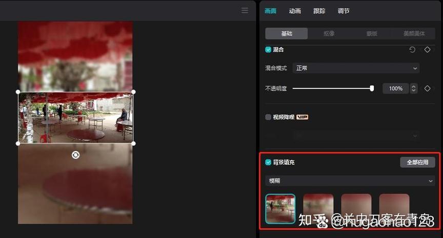 PC端剪映专业版没有背景选项截图