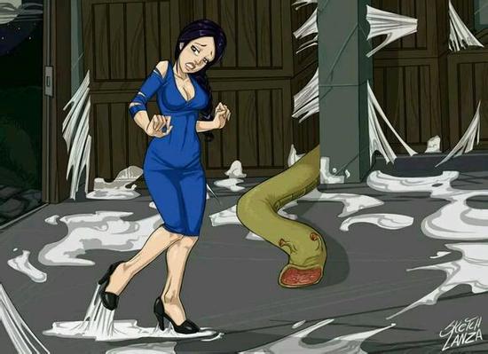 蟒蛇吞噬美人动画图标