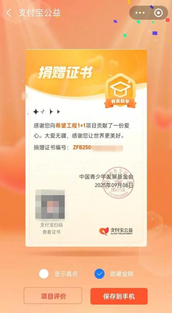 慈善机构捐款平台截图