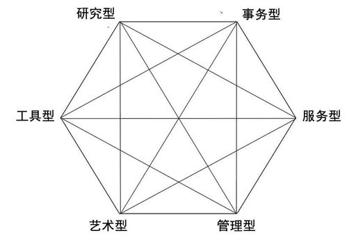 霍兰德六边形分析图截图