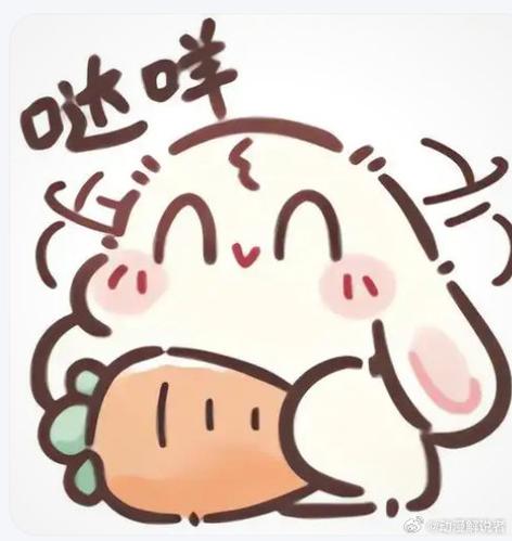兔子蝴蝶结表情图标