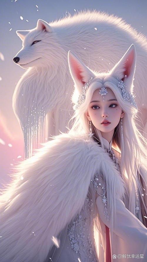 古风绝美女狐妖图标