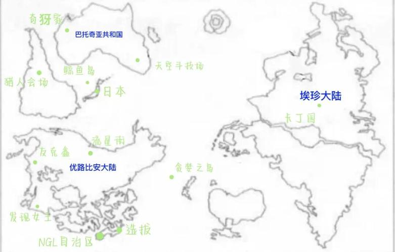 全职猎人大陆地图图标