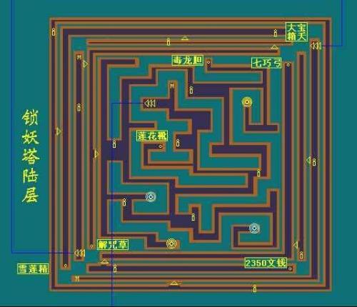 仙剑三外传锁妖塔六层截图