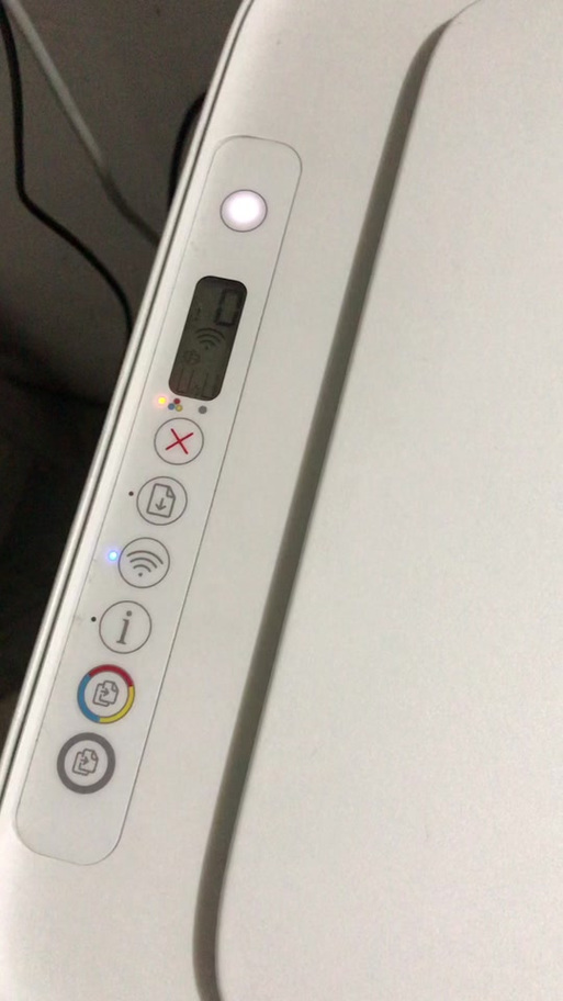 惠普打印机红蓝黄灯闪图标