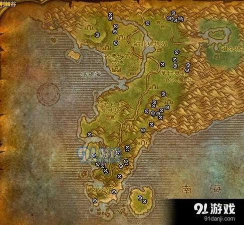 魔兽荆棘谷矿点图图标
