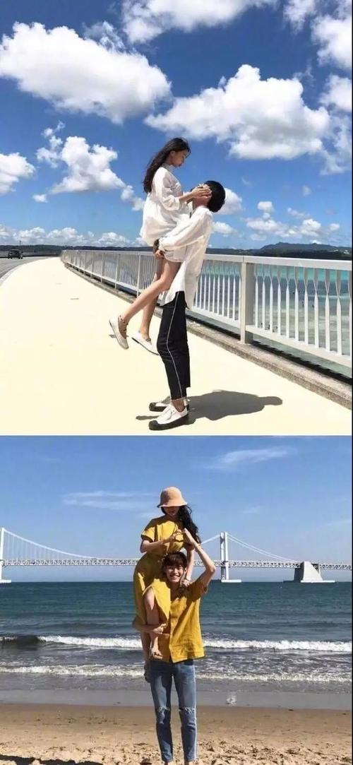 双人拍照姿势动作大全图标