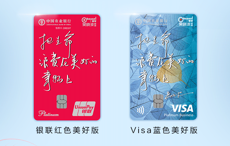 中国农业银行粉红色的卡截图