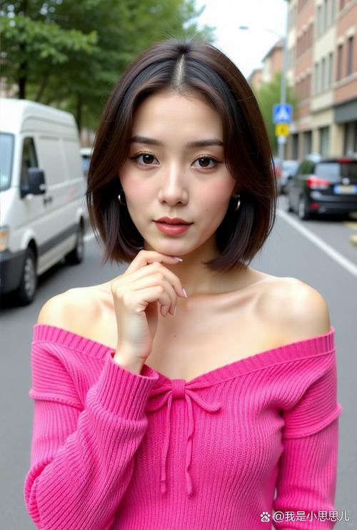 麻酥酥粉红色蝴蝶结毛衣图标