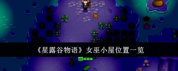 星露谷物语获得通往女巫小屋的入口