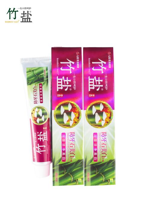 LG竹盐牙膏广告截图