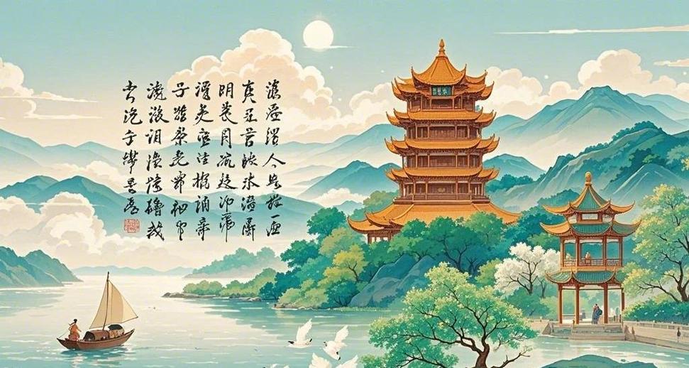 孟浩然登黄鹤楼之广陵