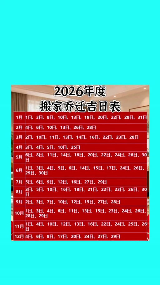 4月搬家入宅黄道吉日图标