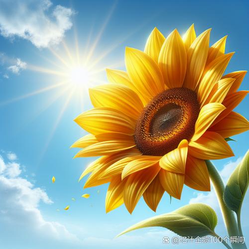 绽放的向阳花图标