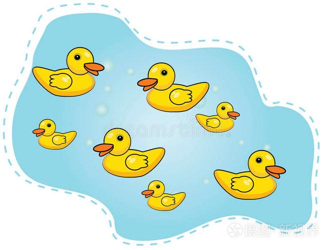 鸭子的动漫图片