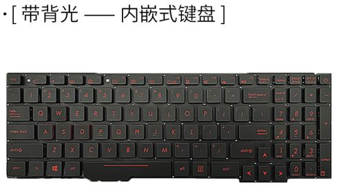 华硕键盘背光调整键在哪里图标