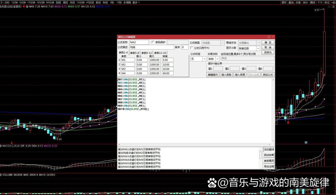 通达信手机版如何调整均线图标