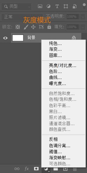 为什么ps只能用灰色了