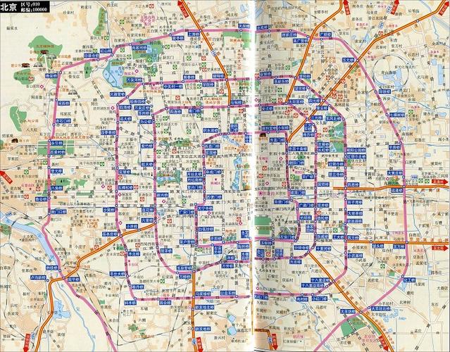 北京旅游地图简图截图