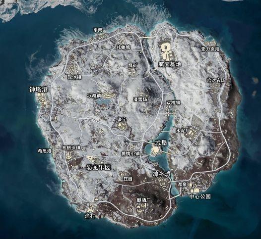 和平精英新赛季地图图标
