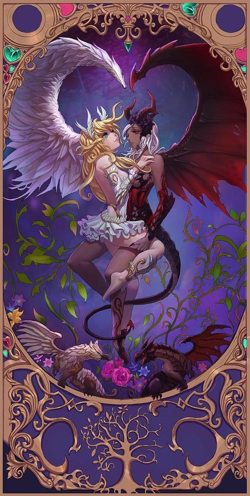 天使和魔鬼图标