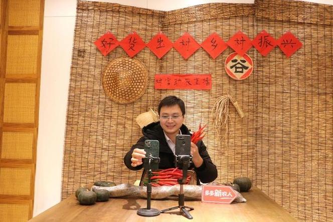 乡村直播小农民图标