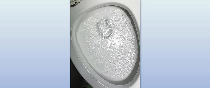 马桶冲完后水坑回水少截图