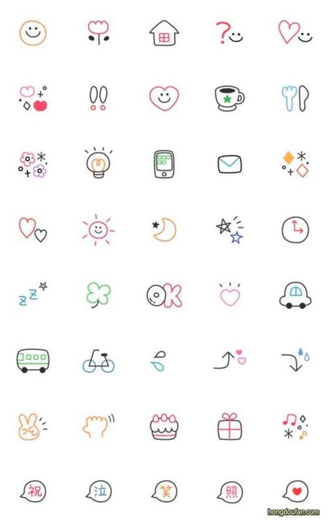 100种迷你小符号图标