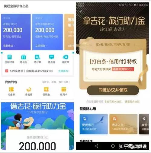 携程金融的拿去花还款方式图标