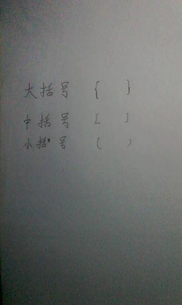 大括号代表什么运算截图