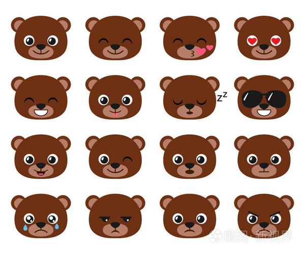 熊emoji图标