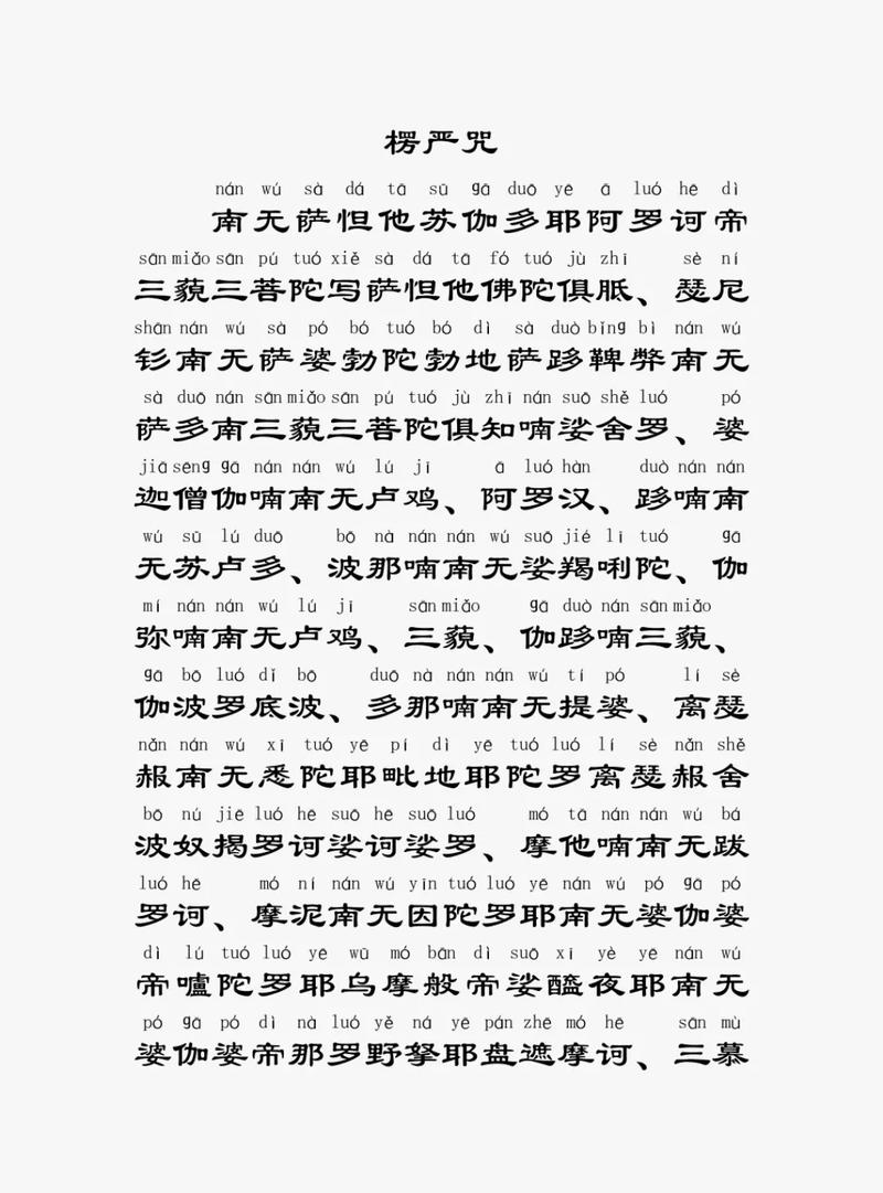 楞严咒20分念诵版图标