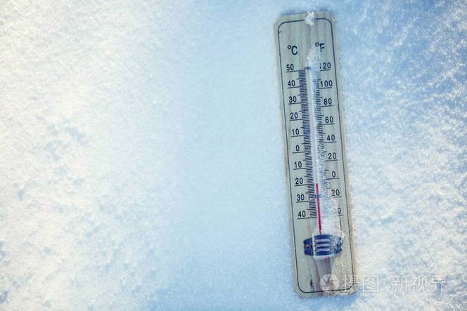 零下2℃温度计怎么画图图标