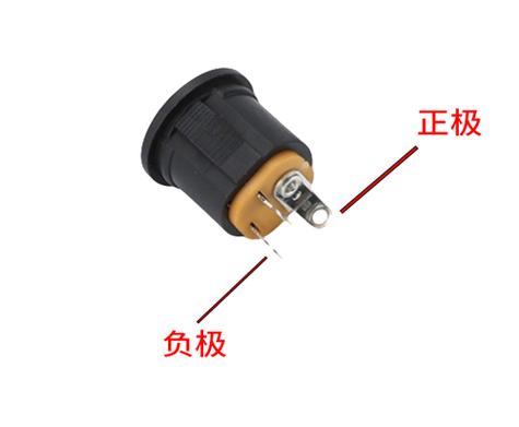 电源适配器有字母是正极还是负极图标