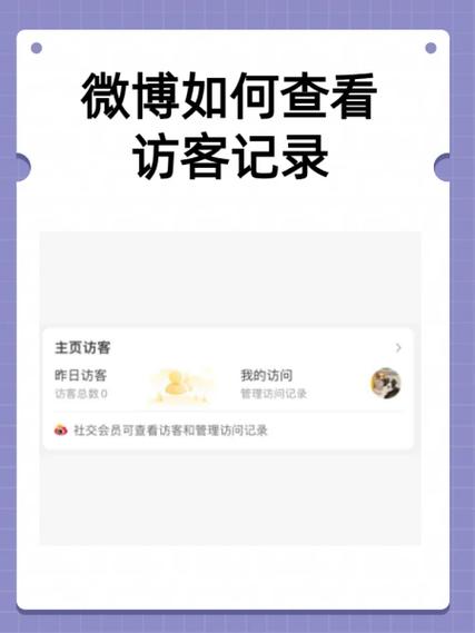 微博能看到访客记录吗图标